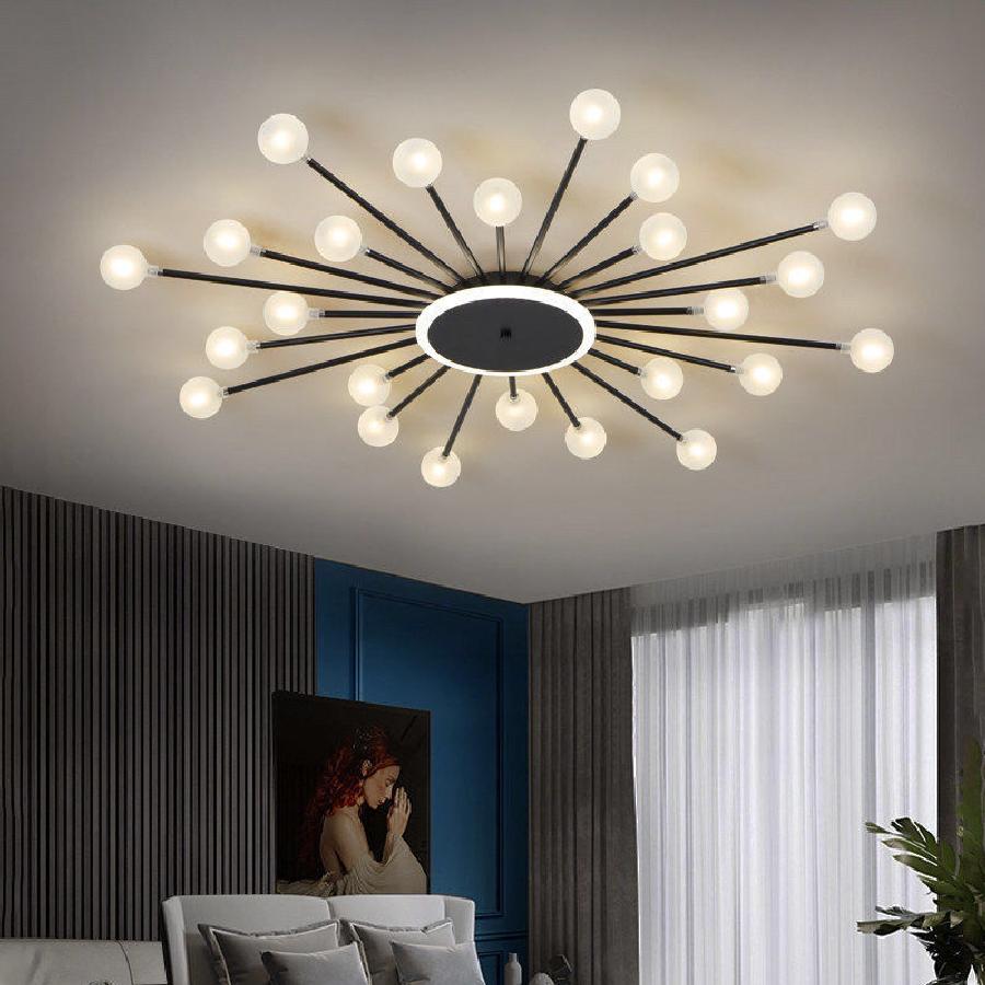LED Frosted Glass Ball Ceiling Lamp Eva™